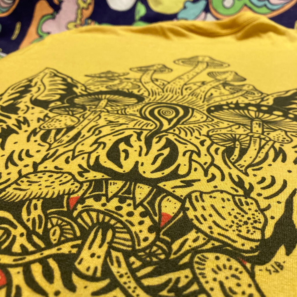 Mushroom Bat tshirt by Space Bat Killer – RAD Shirts Custom Printing