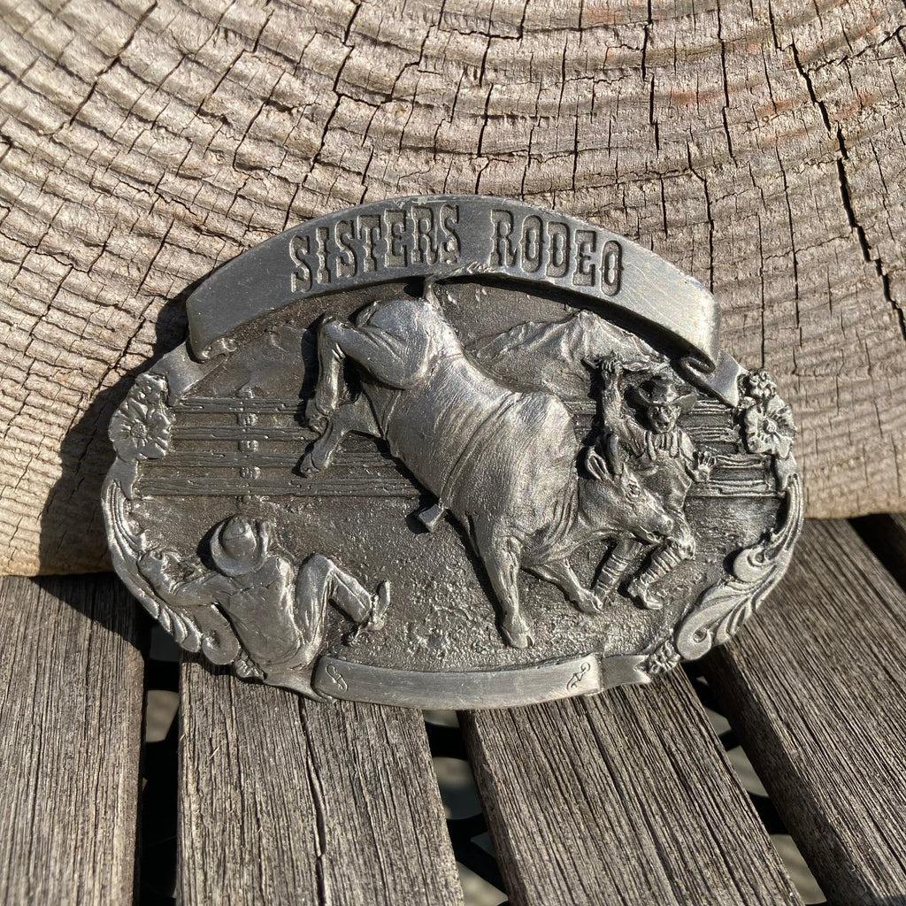 1982 Sisters Rodeo Oregon belt buckle – RAD Shirts Custom Printing