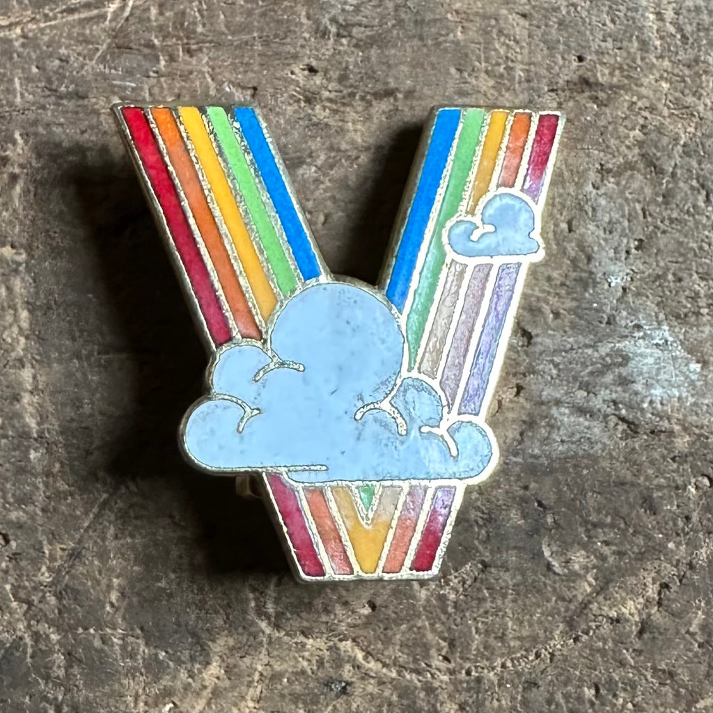 1981 Vintage Rainbow Letter "V" Pin – RAD Shirts Custom Printing