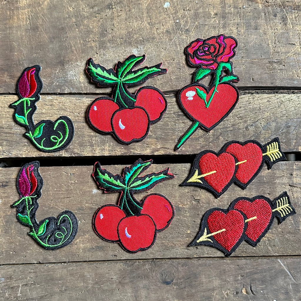 Collection of Vintage Embroidered Patches – RAD Shirts Custom Printing