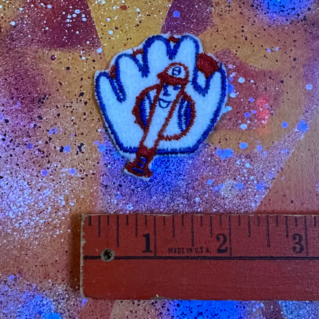 Baseball Glove and Bat Character Patch – RAD Shirts Custom Printing