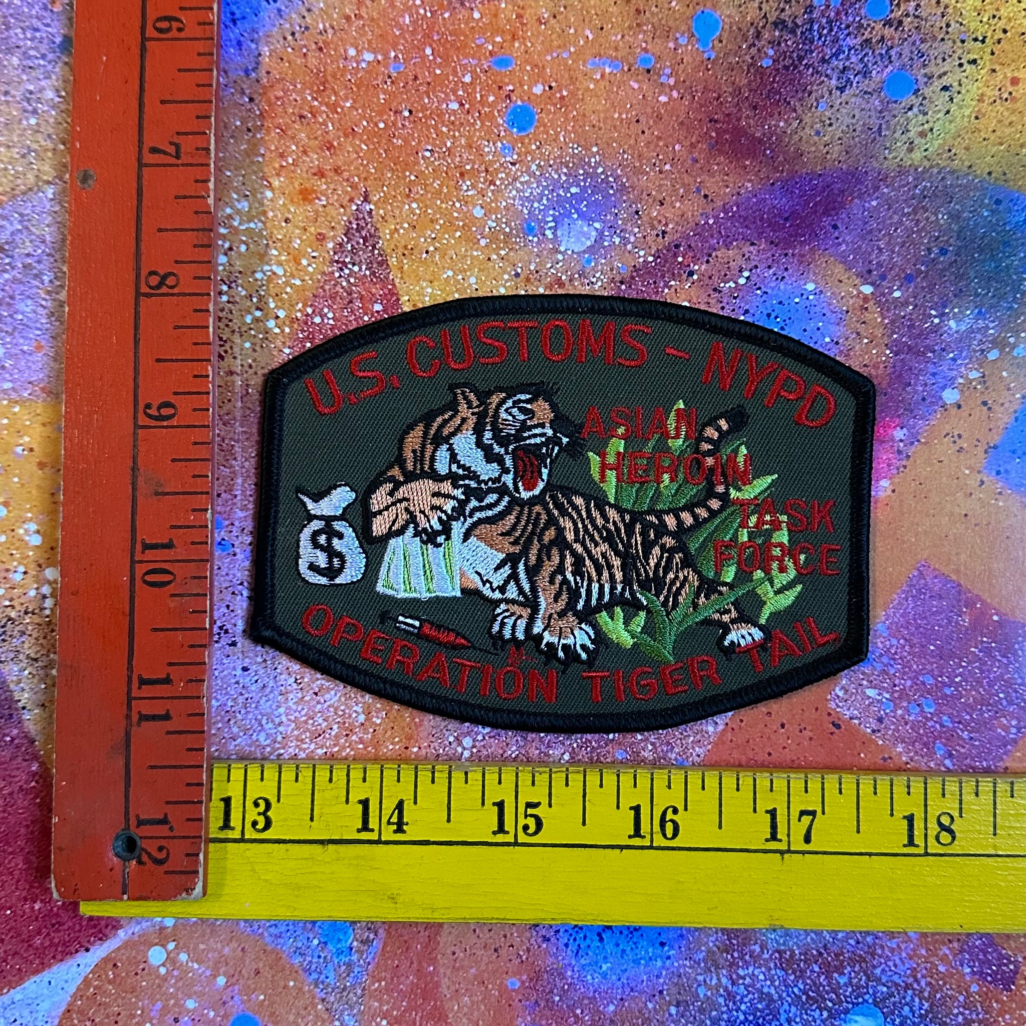 Operation Tiger Tail Embroidered Patch – RAD Shirts Custom Printing