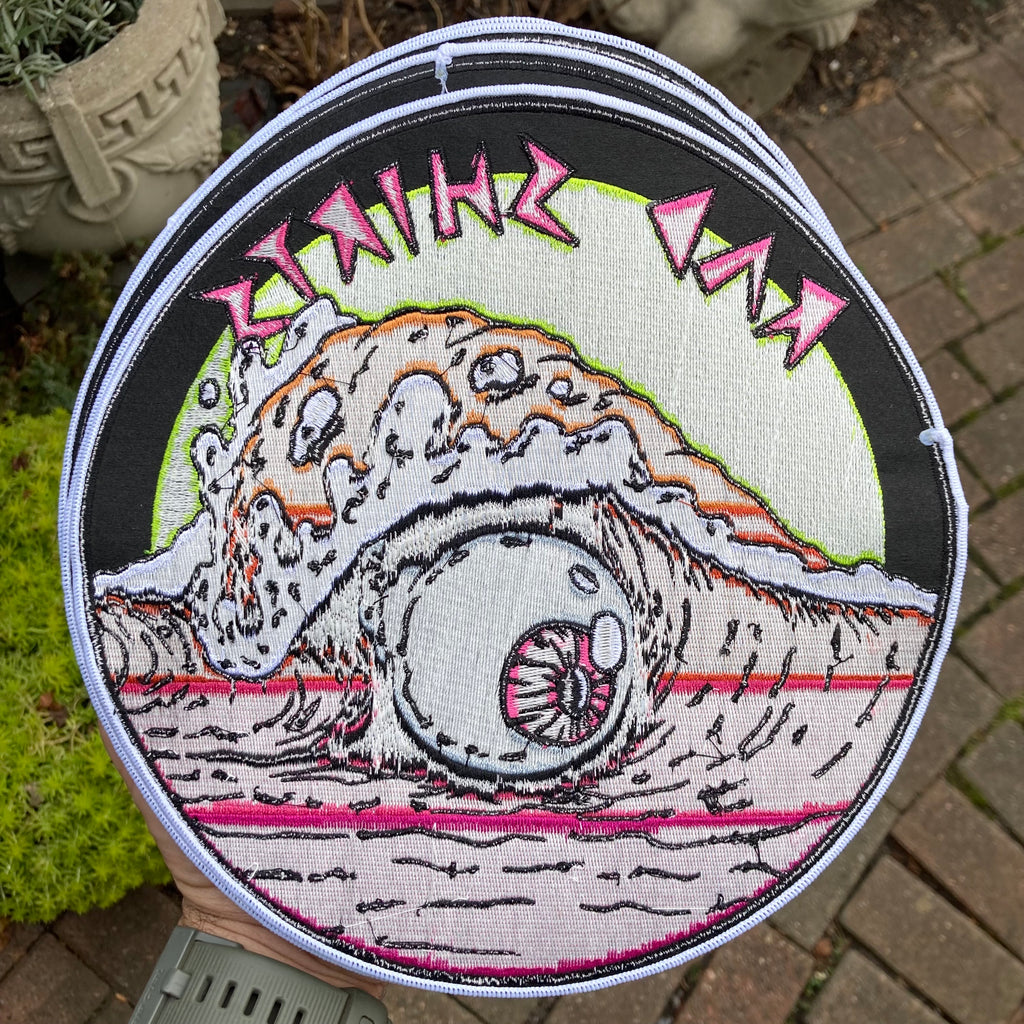 Large Surfing Eyeball embroidered patch – RAD Shirts Custom Printing