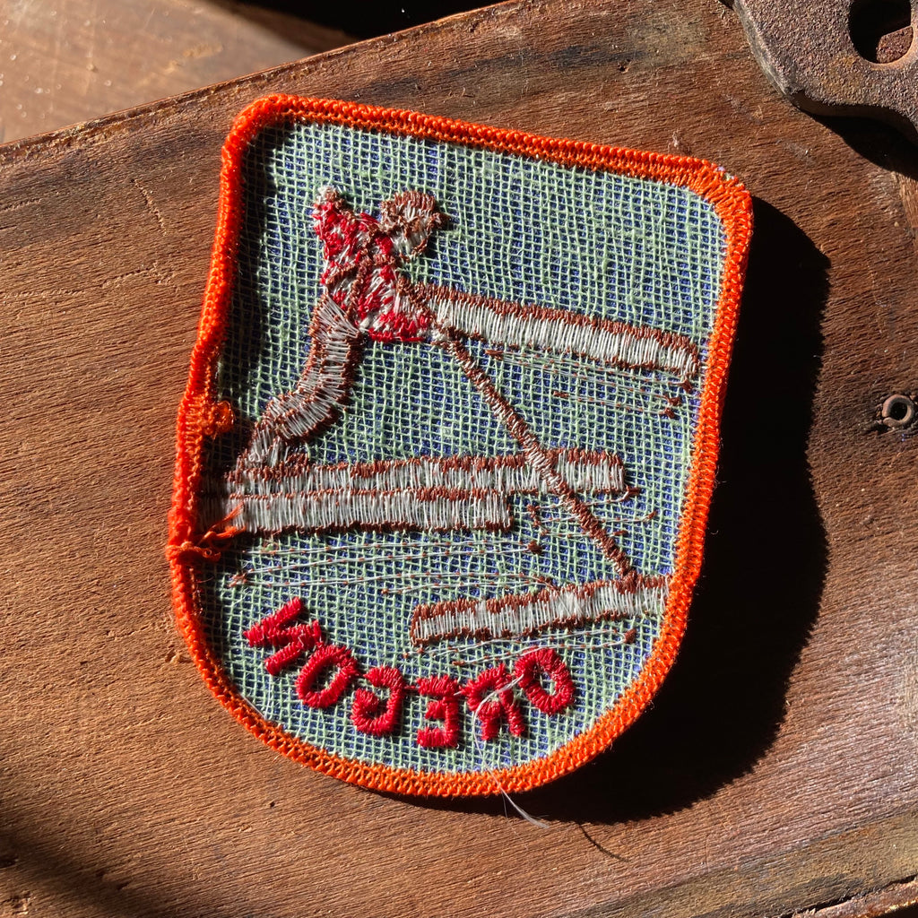 Vintage Oregon patch with a Logger – RAD Shirts Custom Printing