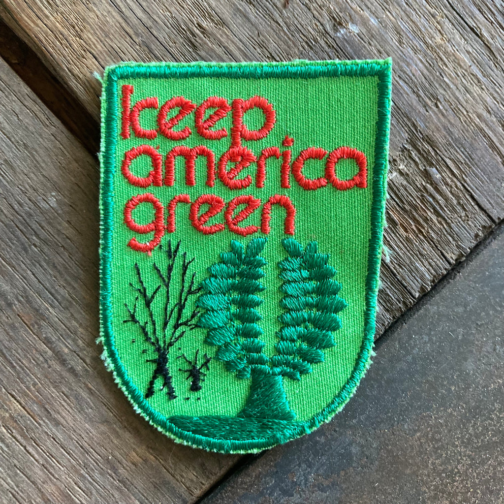 Vintage "Keep America Green" patch – RAD Shirts Custom Printing
