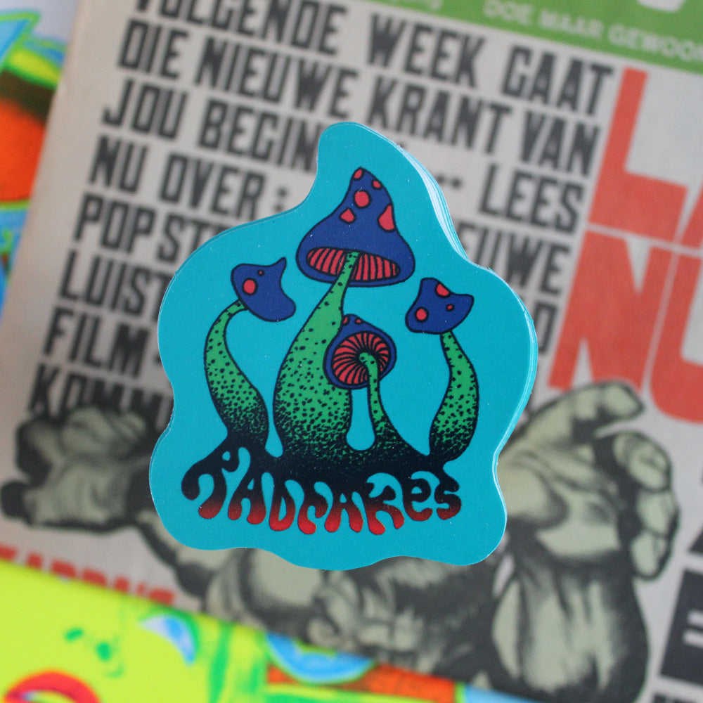 RadCakes Mushroom sticker – RAD Shirts Custom Printing