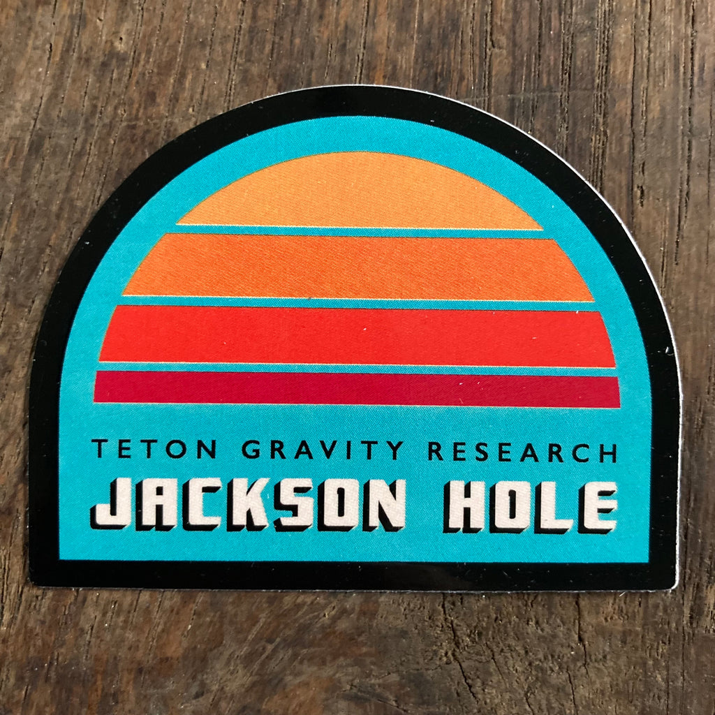 Teton Gravity Research Jackson Hole sticker – RAD Shirts Custom Printing