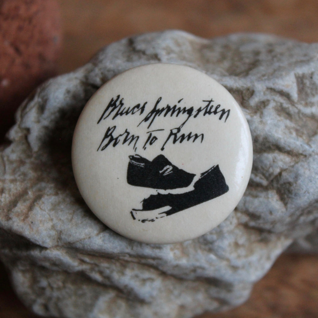 Original Bruce Springsteen "Born to Run" pinback button – RAD Shirts ...