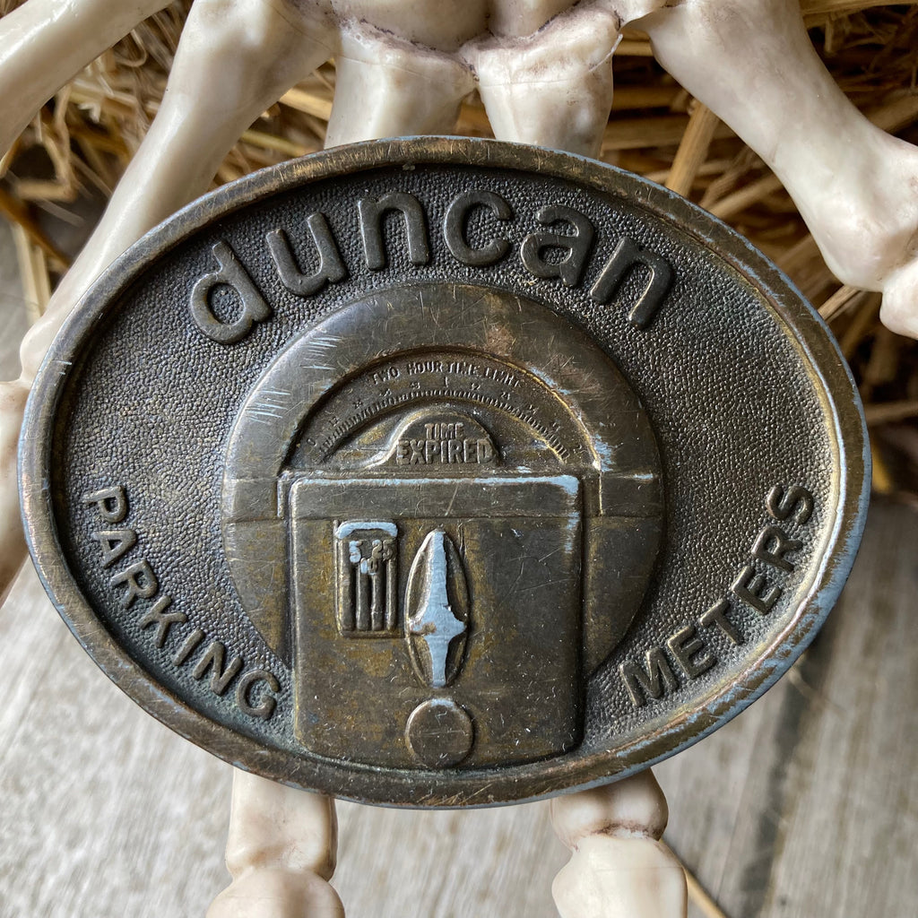 Vintage Duncan Parking Meters belt buckle – RAD Shirts Custom Printing