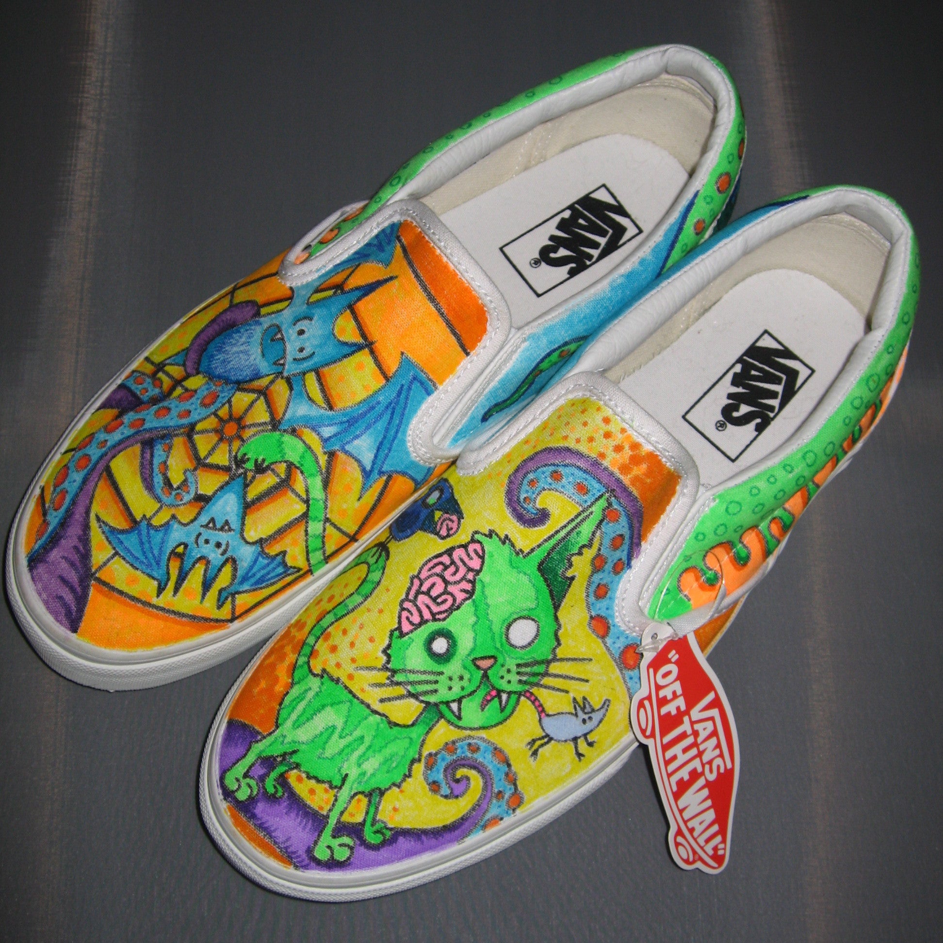Custom designed Vans Slip On Sneakers – RAD Shirts Custom Printing